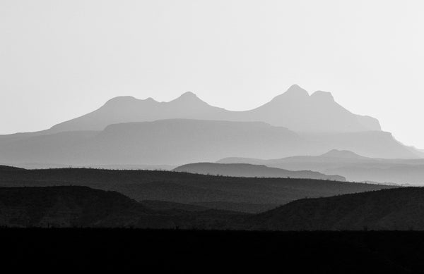 New panoramic landscape photographs of West Texas mountain ranges ...