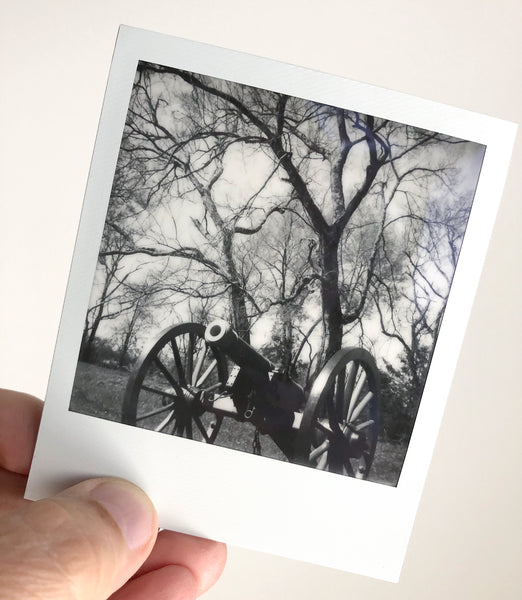 Remnants of a Long-Ago War: Original Polaroid Photograph Matted to 11 ...